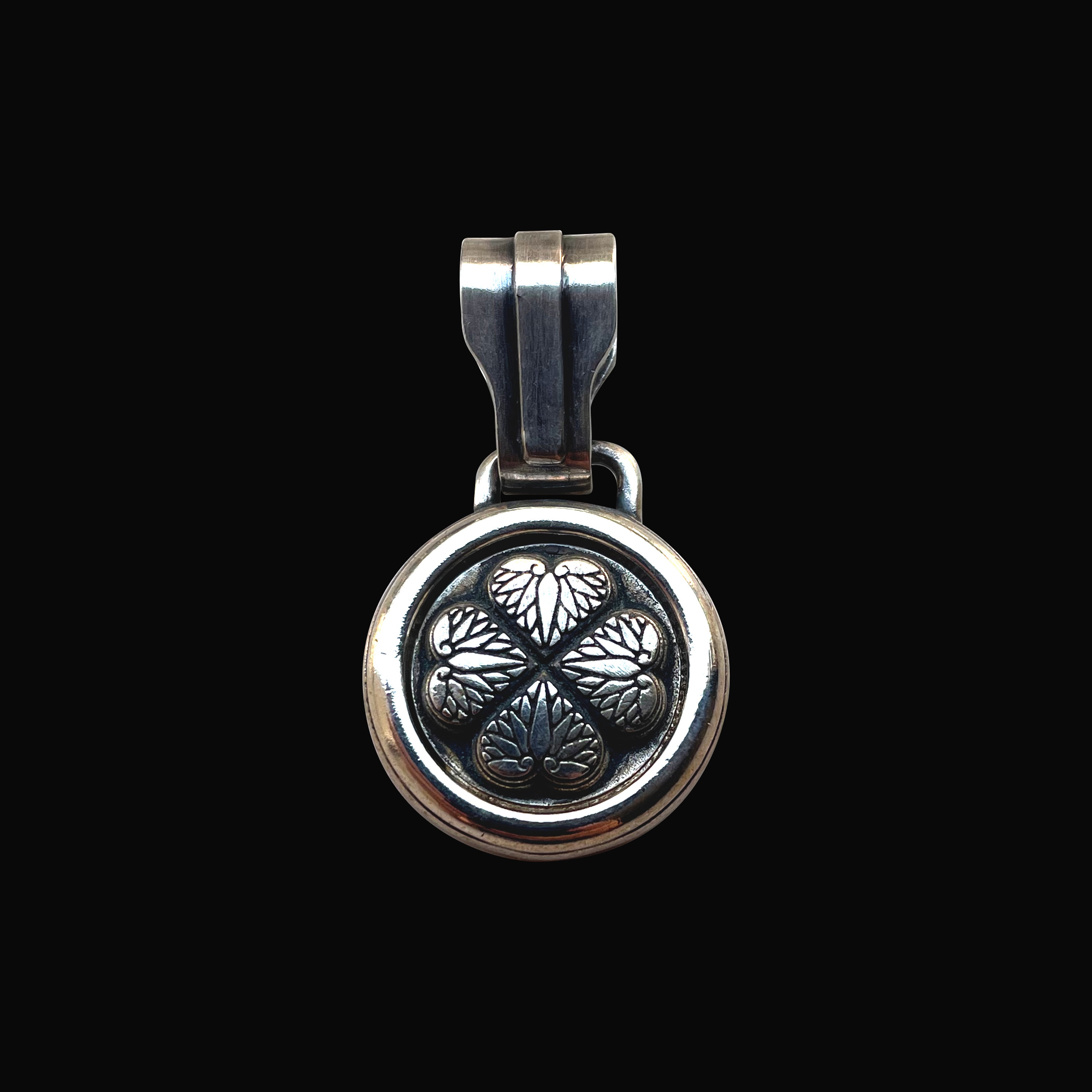 Japanese Samurai Kamon - Silver/brass Pendant - Etsy