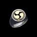 Japanese Samurai Kamon - Silver/brass Ring - Etsy