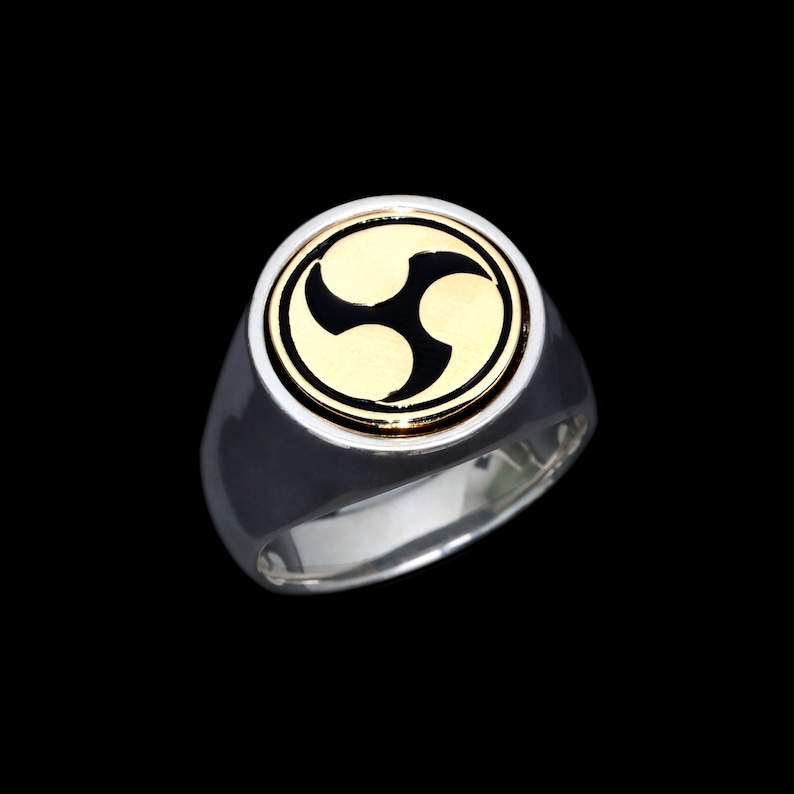 Japanese Samurai Kamon Silver/brass Ring - Etsy