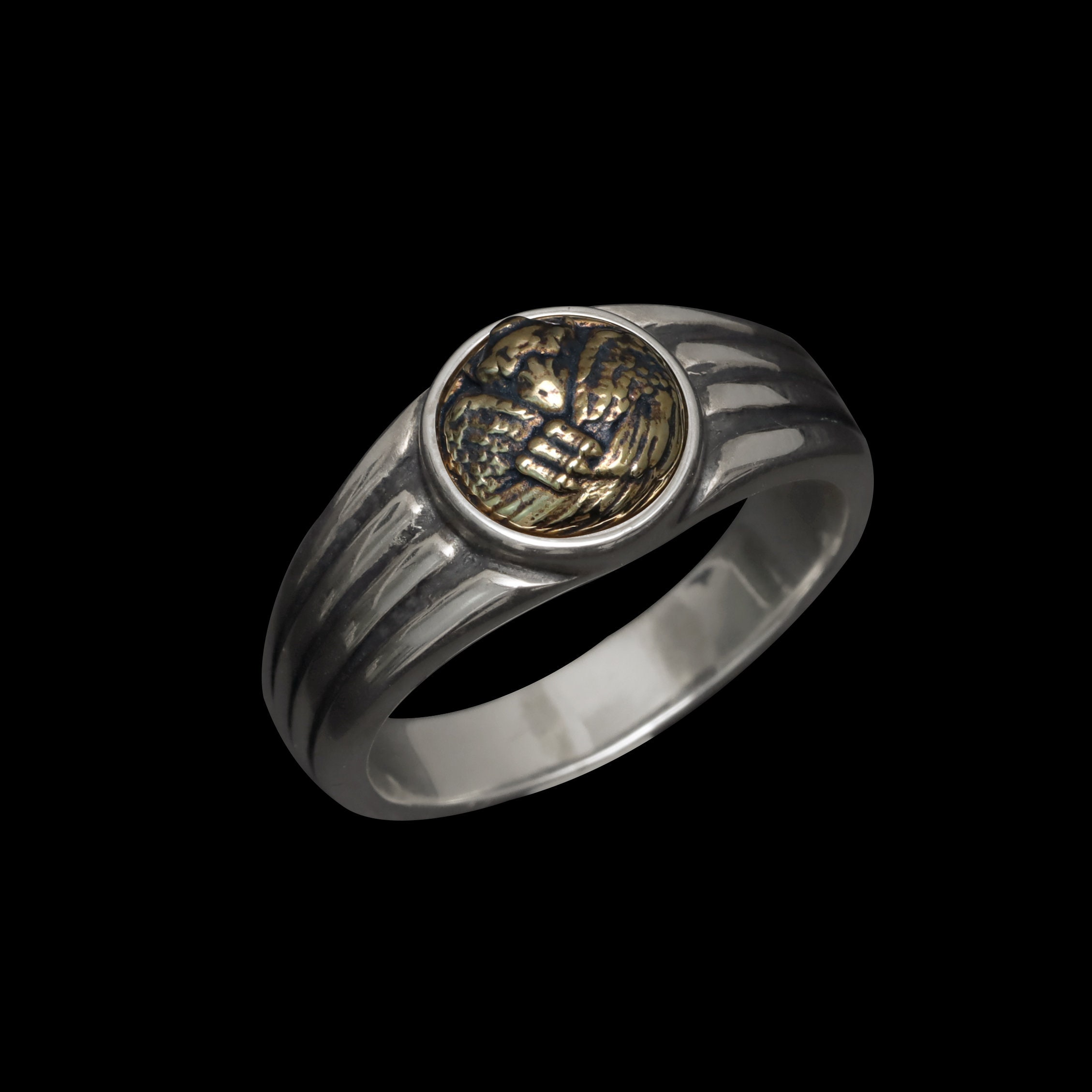 Karasu Tengu Ring Garuda Ring Japanese Ring Bird Eagle Ring Youkai ...