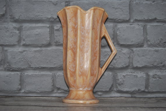 Collectibles 1950s Arthur Wood Pottery Clifton 644 Hand Painted Floral ...