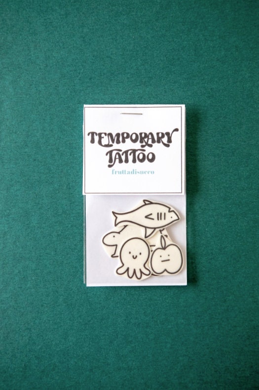 Tiny Cute Temporary Tattoo Pack, Temporary Small Tattoos, Festival ...