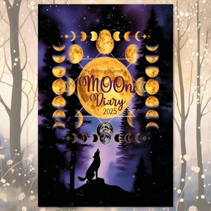 Astro Moon Diary 2025 Calendar - Etsy
