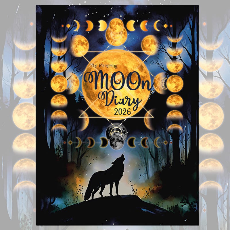 2026 Moon Phase Diary - Etsy UK