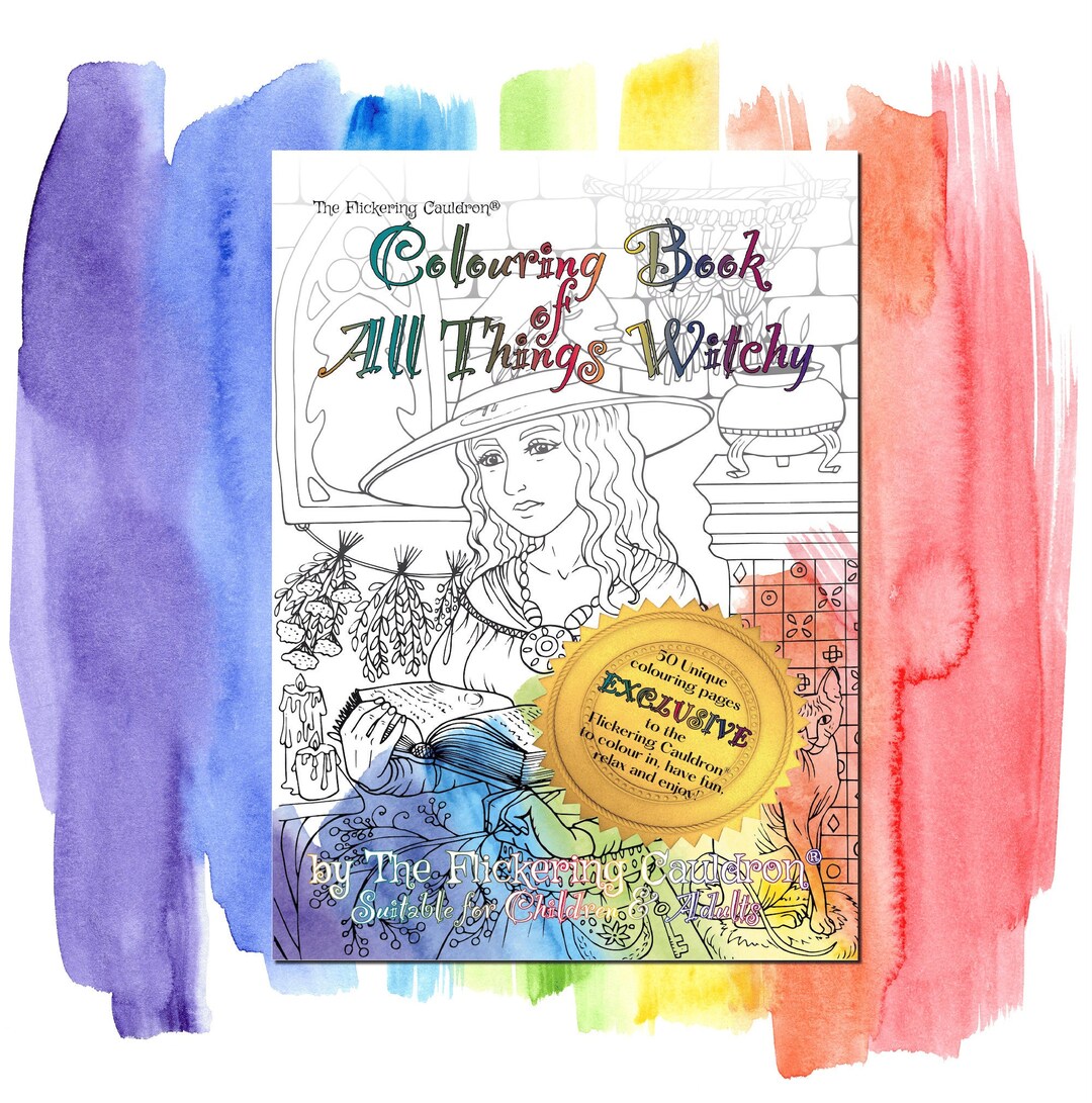 Colouring Book of All Things Witchy | Exclusive Witchcraft & Pagan ...