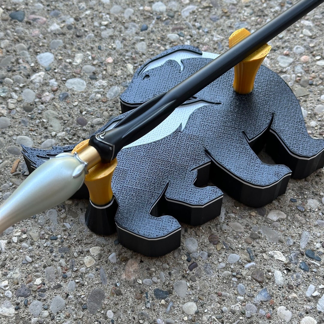 House Hufflepuff Wand Stand Wizard Wand Holder Wand Base Mount Wand ...