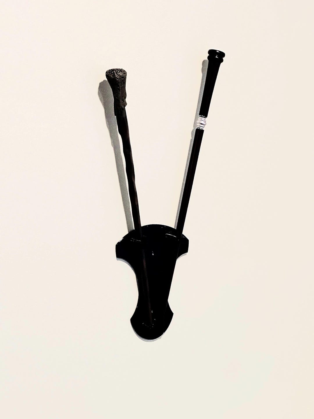 Sunburst Wand Wall Mount - Magic Wand Display Holder (holds 2 Wands) - Etsy