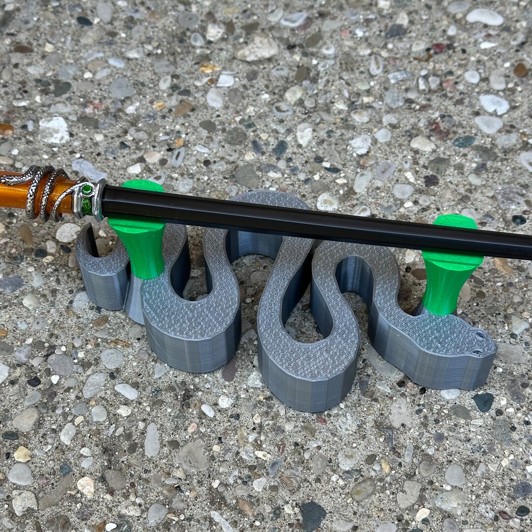 Harry Potter House Slytherin Wand Stand Wizard Wand Holder Wand Base ...