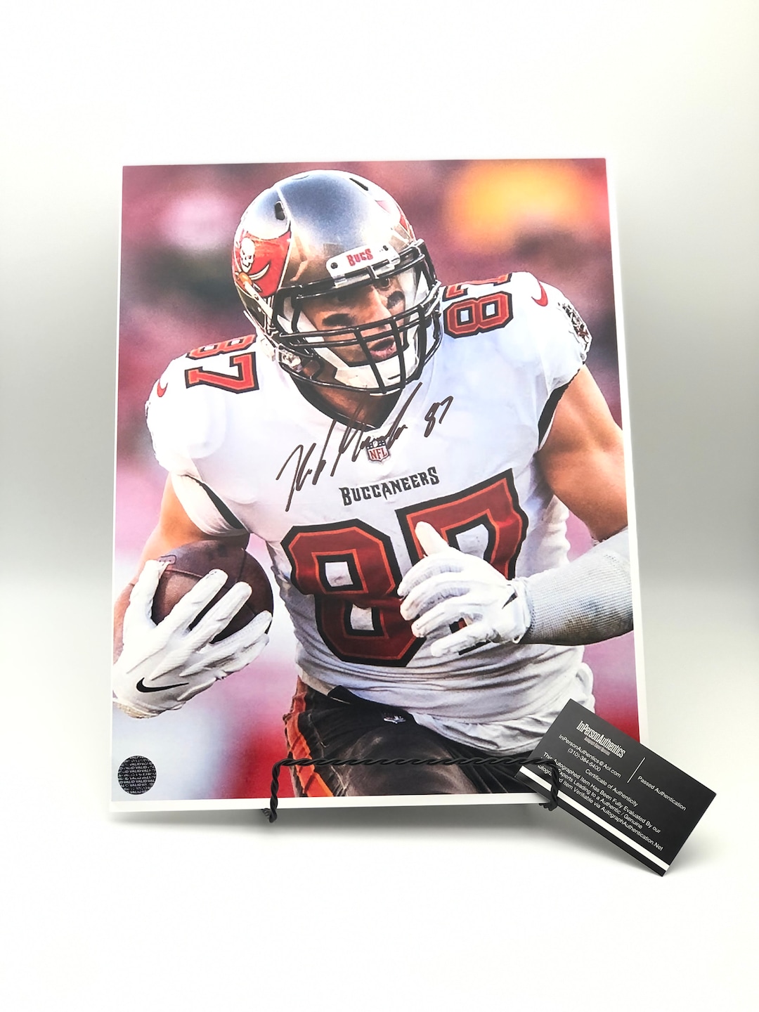 Rob Gronkowski Tampa Bay Buccaneers Autographed 11x14 Photograph - Etsy