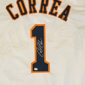 Carlos Correa Autographed Houston Astros Baseball Jersey - Etsy