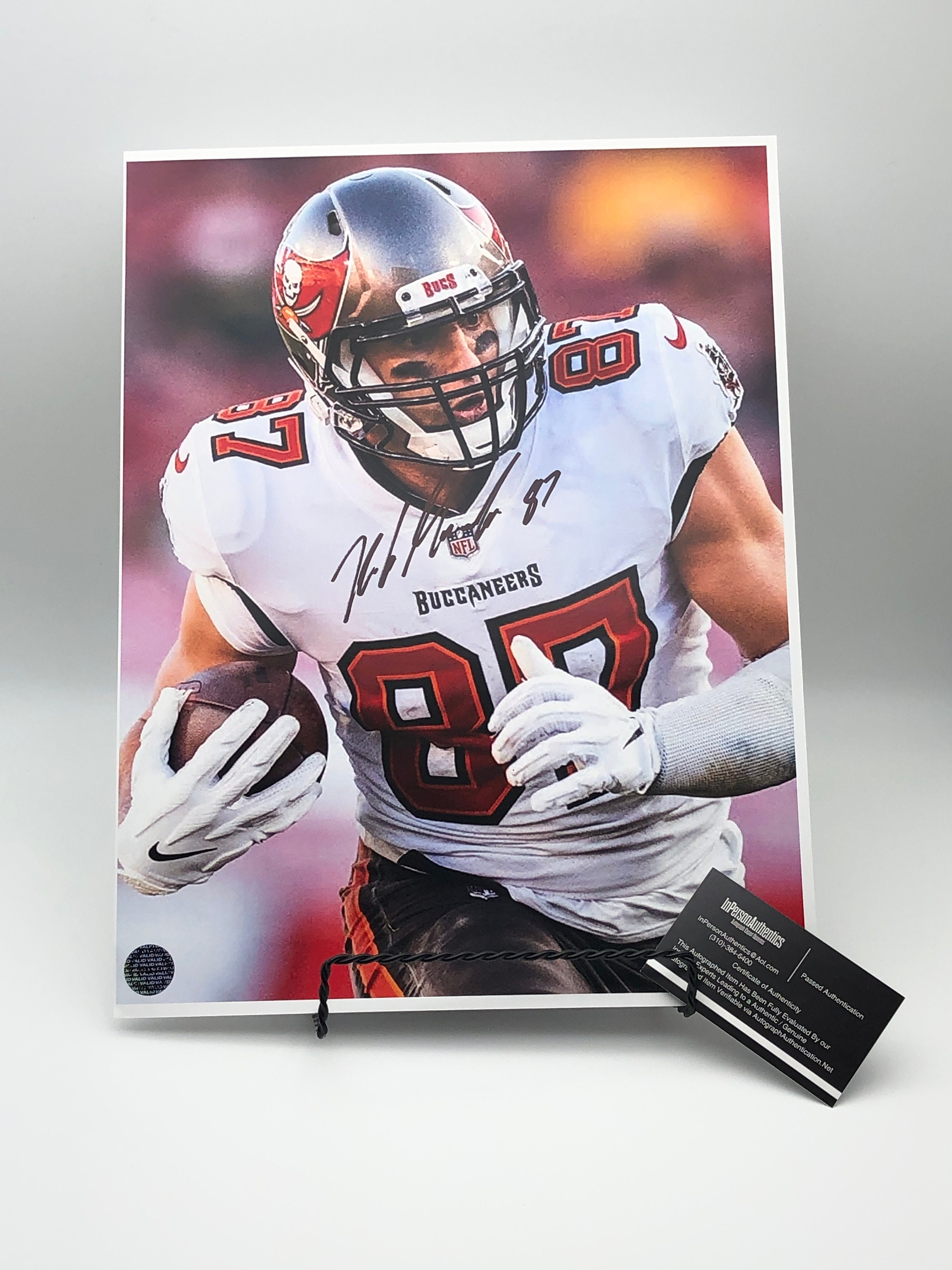 Rob Gronkowski Tampa Bay Buccaneers Autographed 11x14 Photograph - Etsy