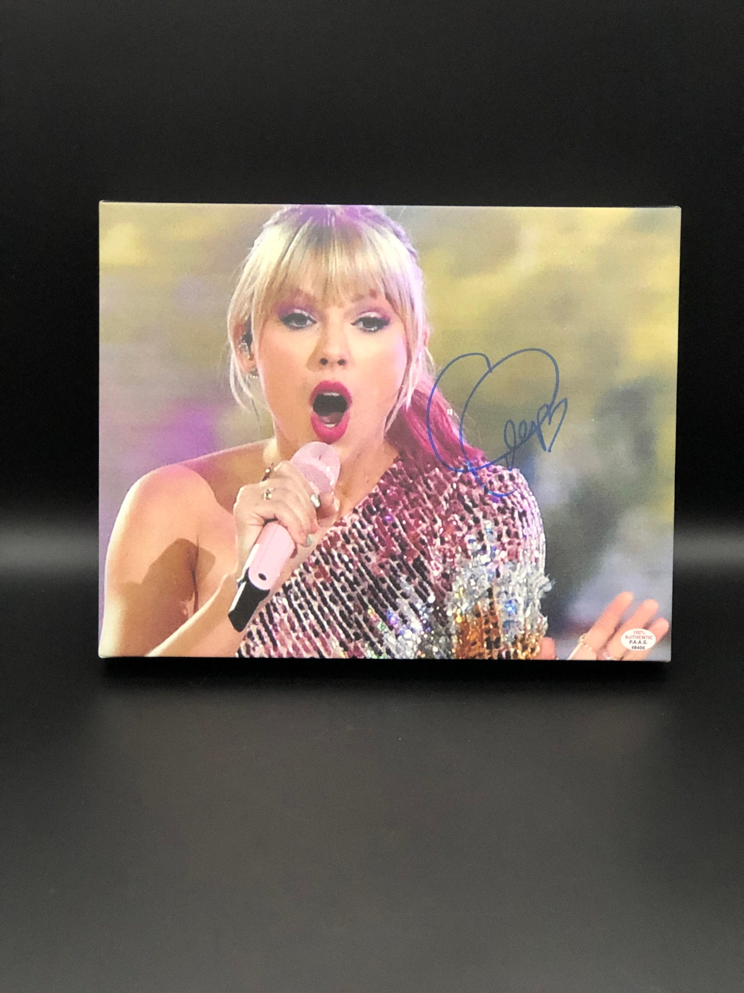 Taylor Swift Facsimile Autograph 11x14 Canvas Print Wall Art - Etsy