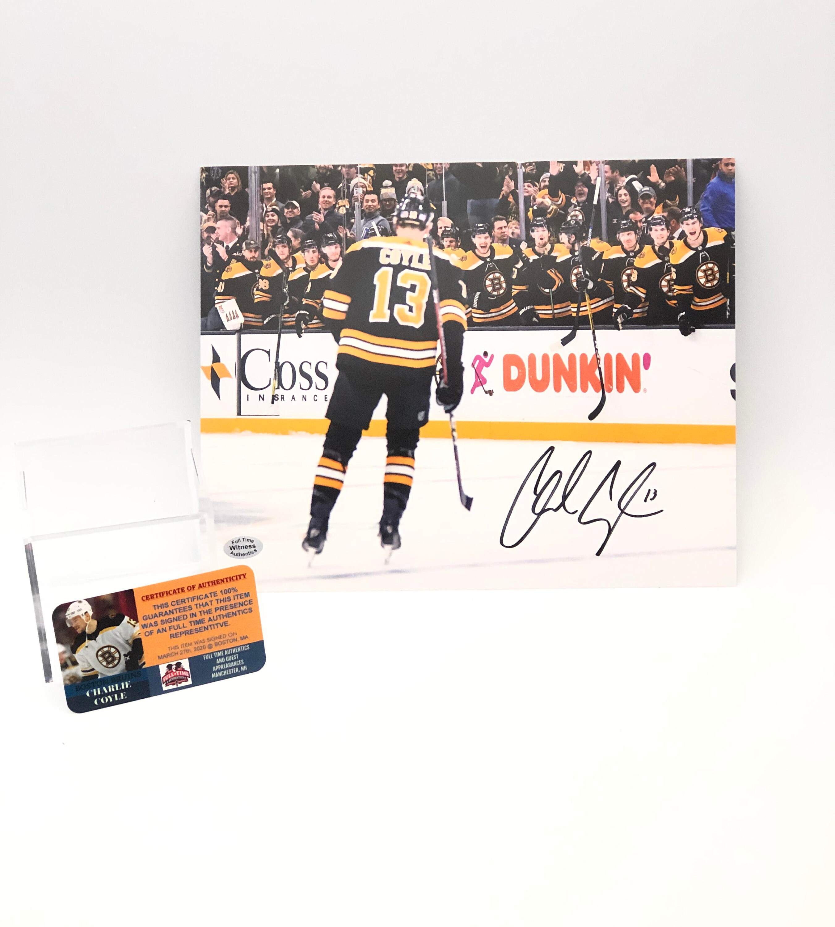 Charlie Coyle Boston Bruins Autographed 8x10 Photograph - Etsy