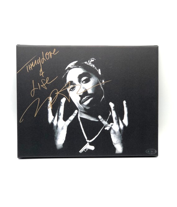 TUPAC Facsimile Autograph 11x14 Canvas Print Wall Art | Etsy