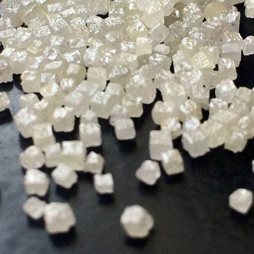 1mm White Rough Diamond Natural White Raw Diamond Uncut - Etsy