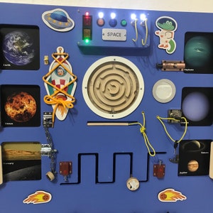 Sensory Wall Panel for Pediatrics Museums Daycare Kindergarten Large ...