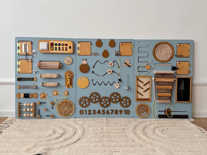 Sensory Wall With LED: Large Fidget Board for Sensory Integration ...