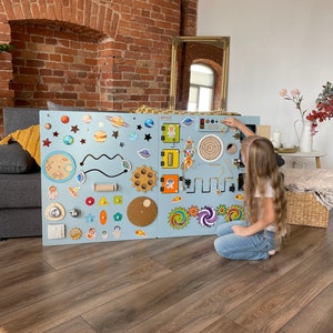 Wooden Fidget Panel Autism Sensory Activities for Adults With Autism ...