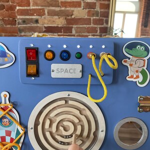 Sensory Large Busy Board Space Theme-wall Panel LED Light 16070 Cm ...