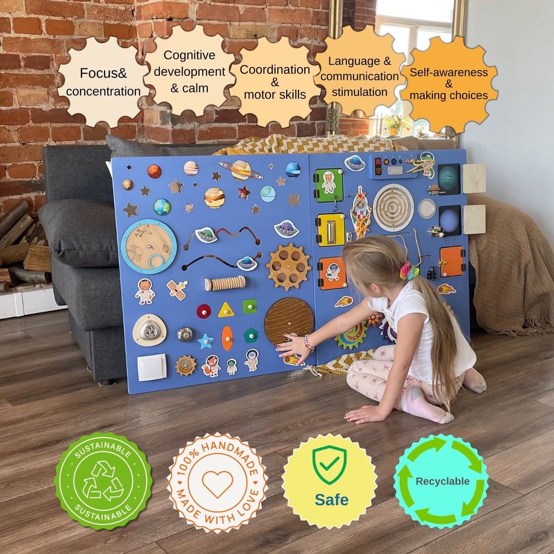 Doctor Office Toys Sensory Item Busy Board for Wall Sensory Activities ...