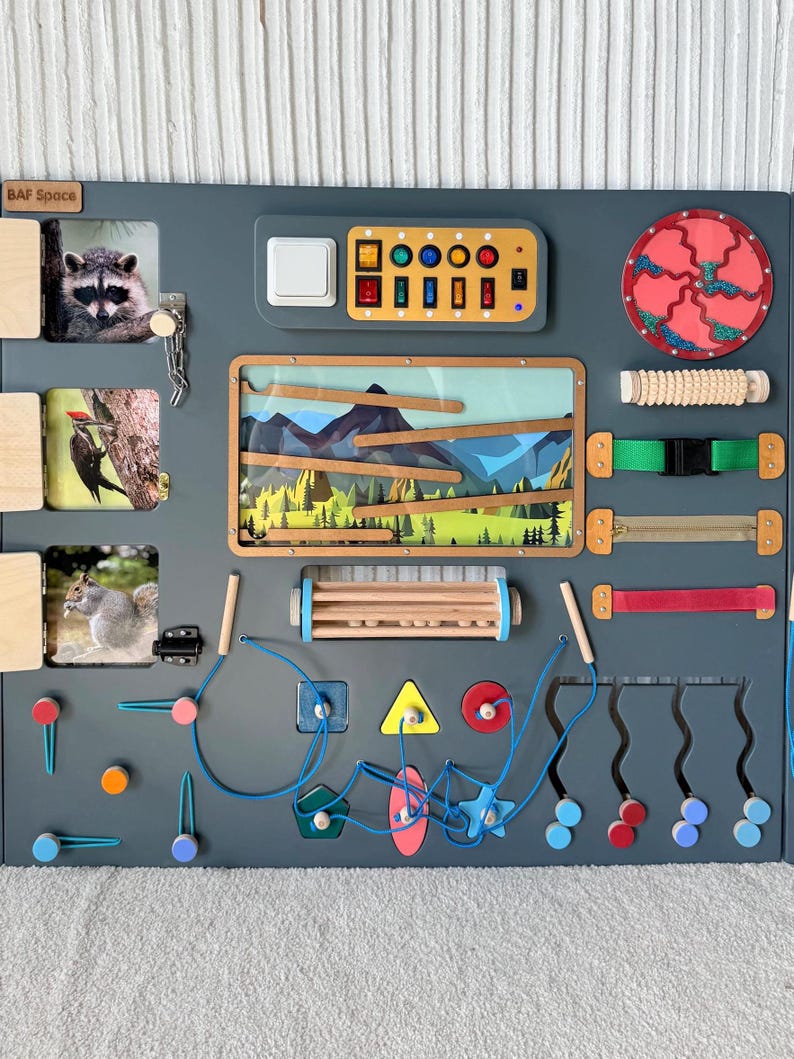 Large Sensory Wall Panel, Activity Wall for School, Interactive Sensory ...