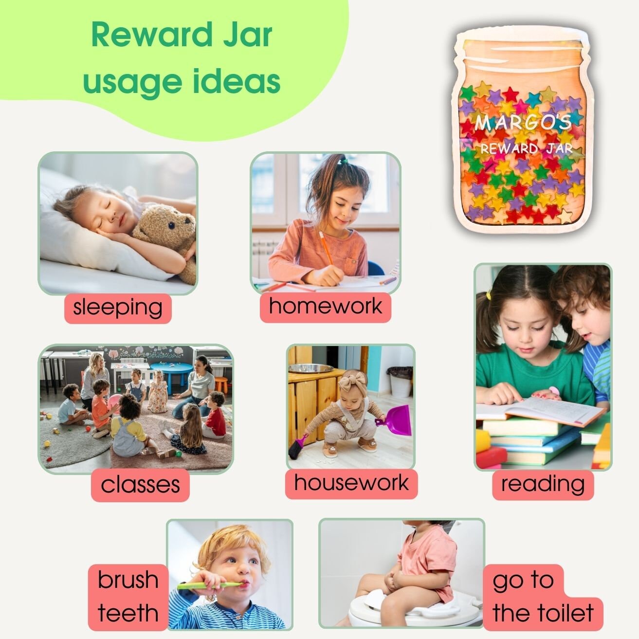 Reward Jar - Classroom Reward Jar for Teacher - Magnetic Reward Jar ...