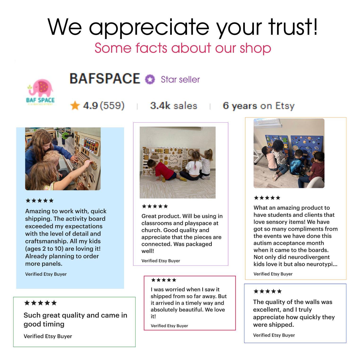 Large Busy Board Preschool Wall Panel for Fine Motor Skills and ...