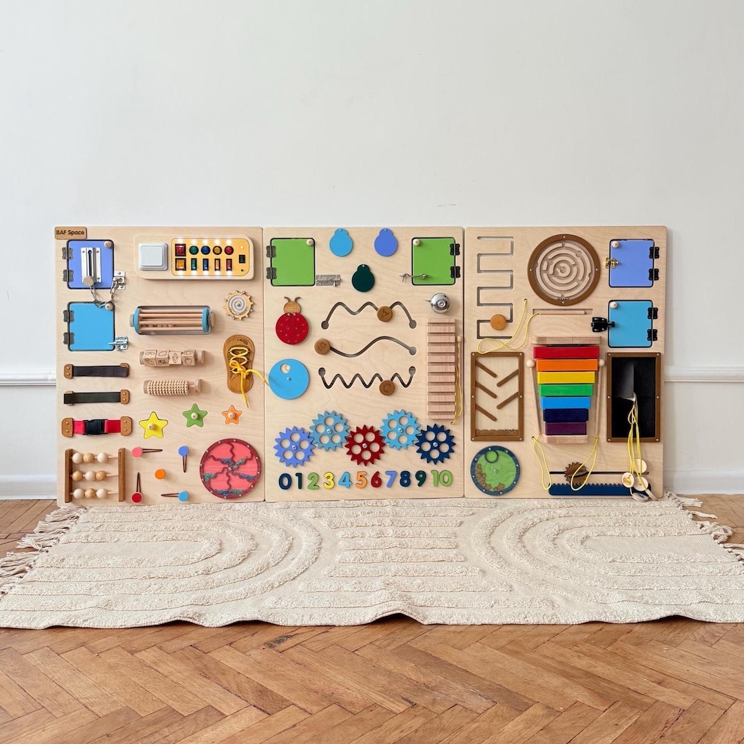 Sensory Wall With LED: Large Fidget Board for Sensory Integration ...