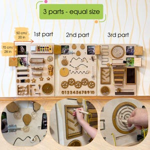 Large Busy Board Preschool Wall Toys for Fine Motor Skills and ...