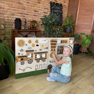 Wall Mounted Sensory Boards, Wall Hanging Toy, Montessori Activity ...