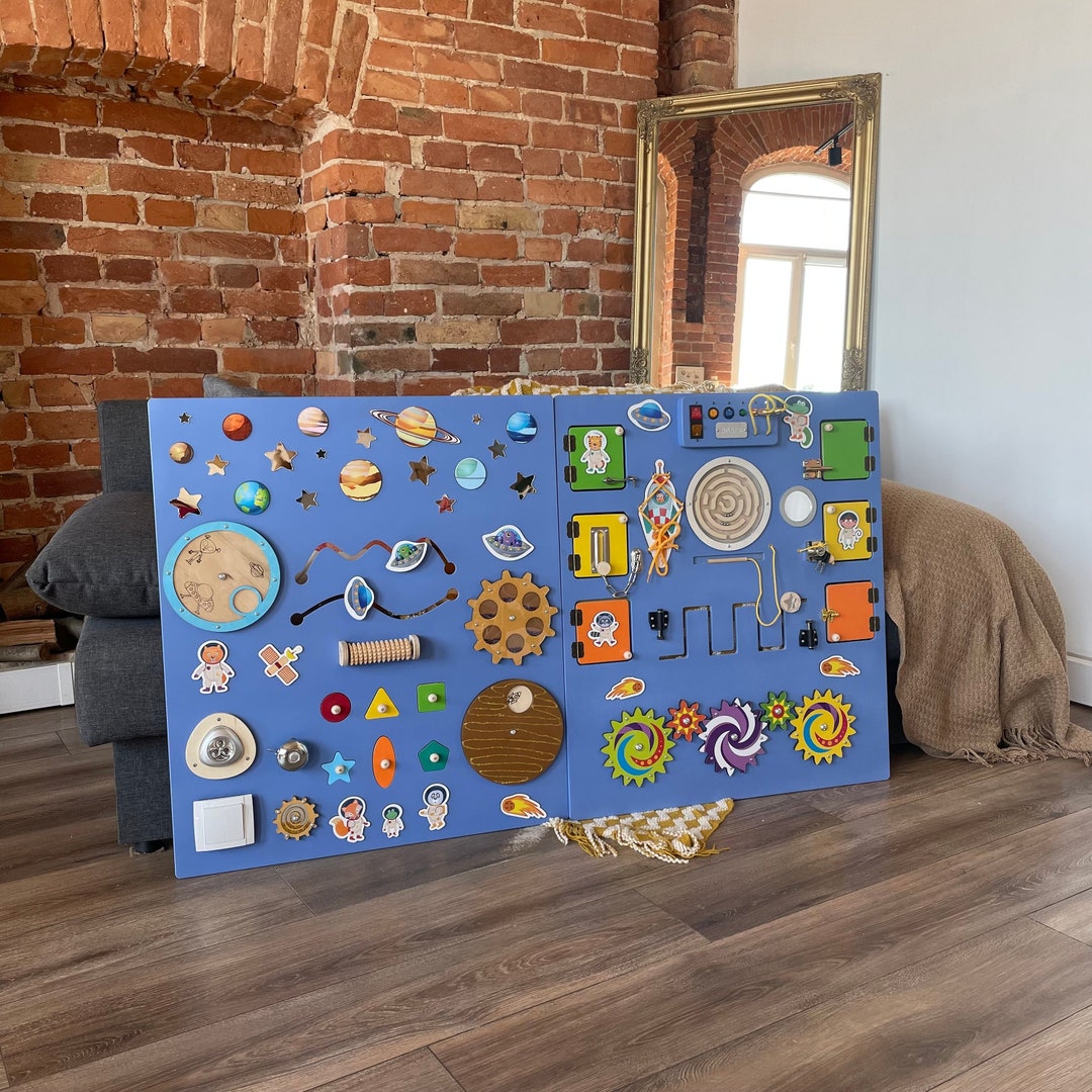 Custom Sensory Wall Panel Wall-mounted Activity Board Wooden Fidget ...