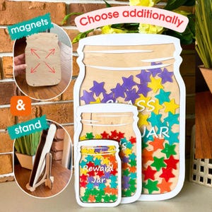 Reward Jar - Classroom Reward Jar for Teacher - Magnetic Reward Jar ...