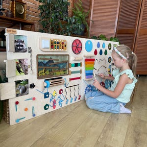 Custom Sensory Wall Panel, Activity Wall for School, Interactive ...