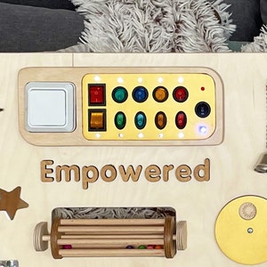 Sensory Large Busy Board-wall Panel LED Light 120*70 Cm-montessori ...