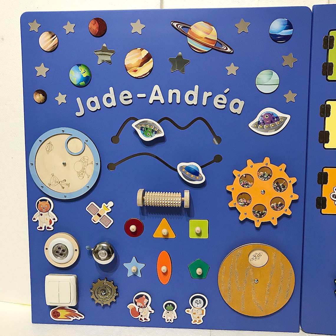 Sensory Large Busy Board Space Theme-wall Panel LED Light - Etsy