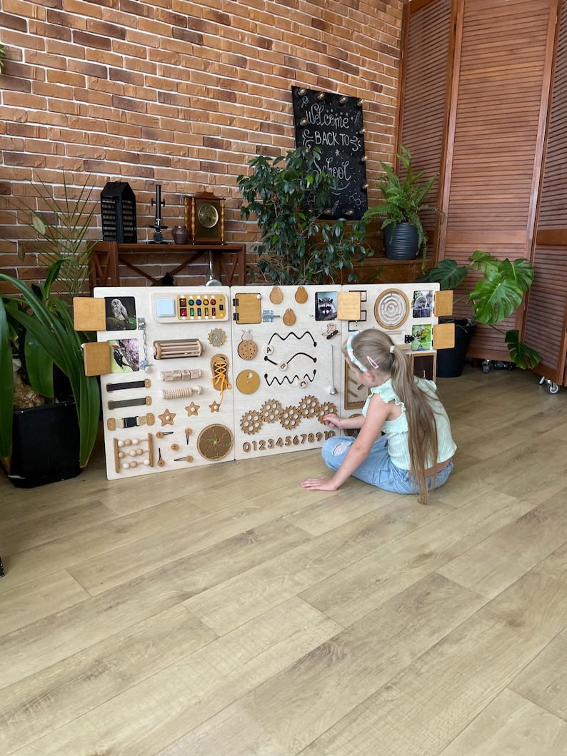 ASD Sensory Toys for Kids and Adults, Wooden Sensory Items for Wall ...