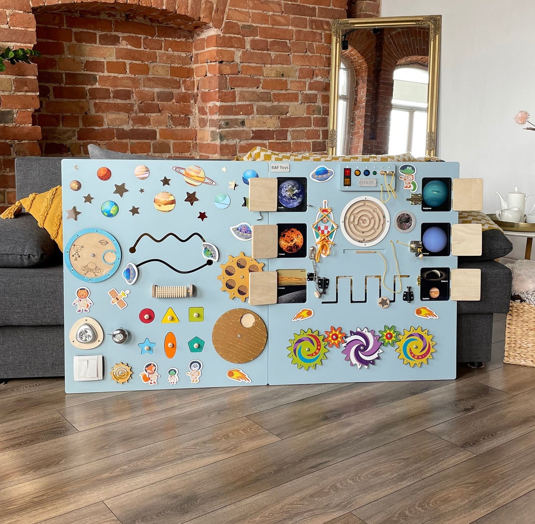 Sensory Wall Panels Busy Board for Wall Calming Room Wall Activity ...