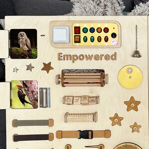 Large Activity Board for Kids, Toddler LED Busyboard 1 2 3 Year Old ...