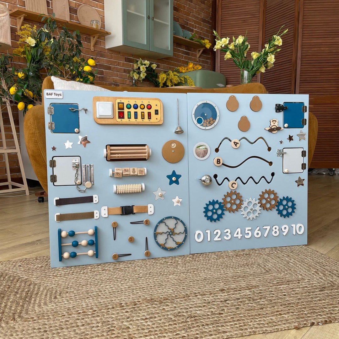 Wall Mounted Sensory Boards-waiting Room Toys-activity Wall Panel ...