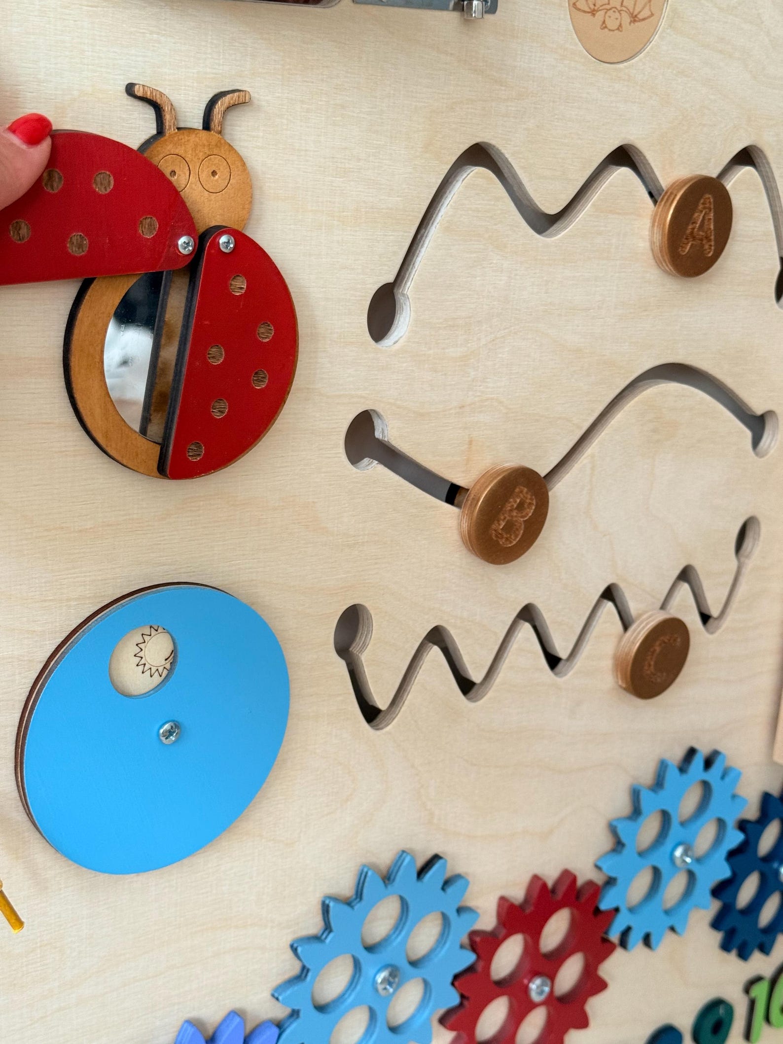 Sensory Wall With LED: Large Fidget Board for Sensory Integration ...