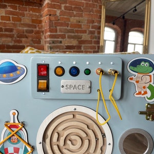 Wooden Fidget Panel Autism Sensory Activities for Adults With Autism ...