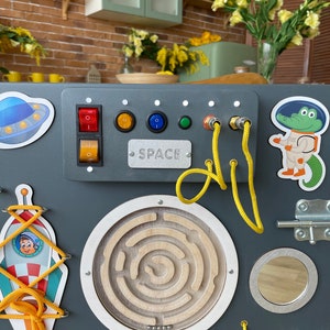 Sensory Large Busy Board Space Theme-wall Panel LED Light 160*70 Cm ...