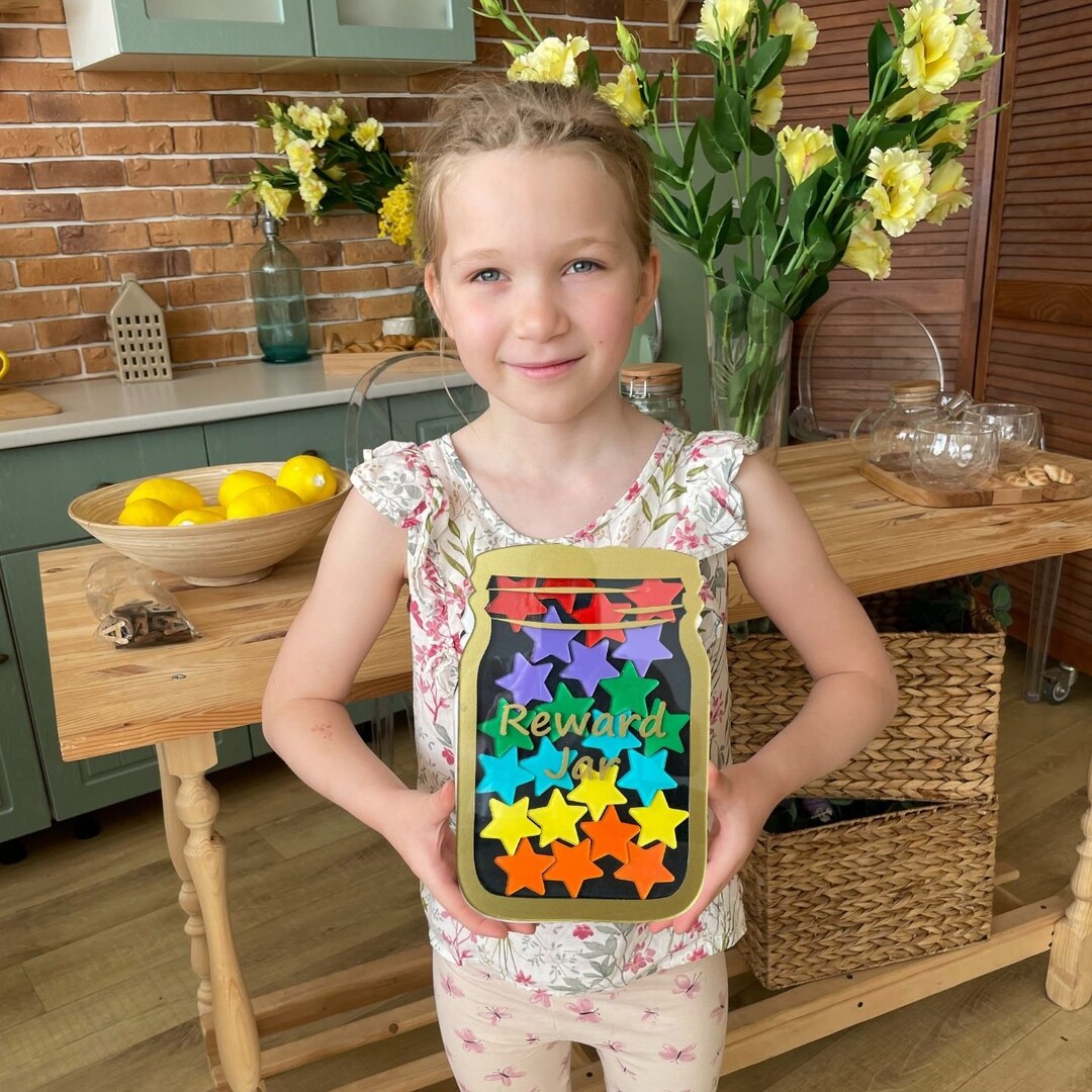 Custom Reward Jar for Positive Behavior Support, Magnetic Jar Reward ...