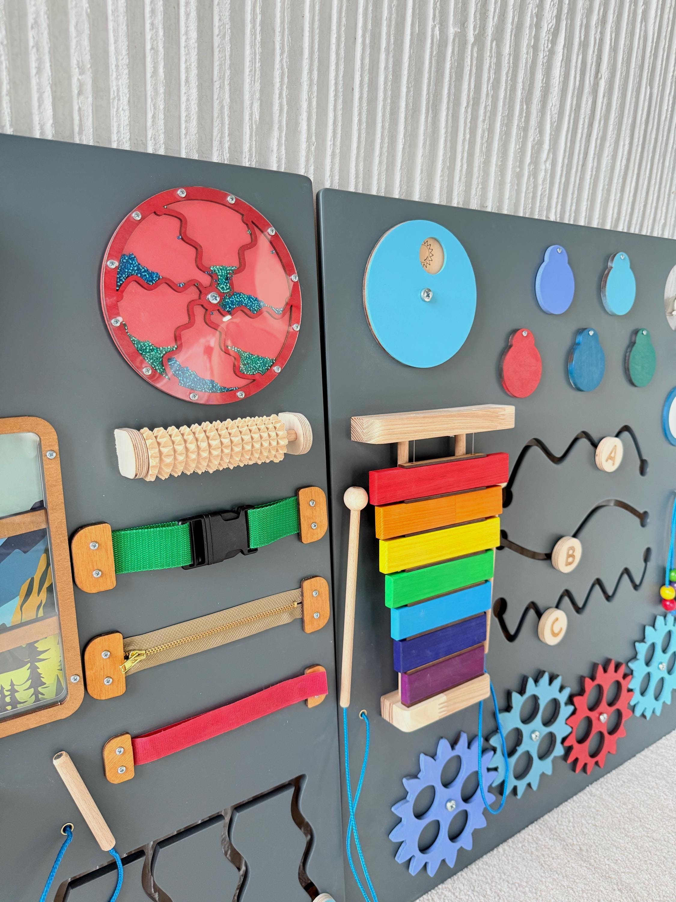 Large Sensory Wall Panel, Activity Wall for School, Interactive Sensory ...