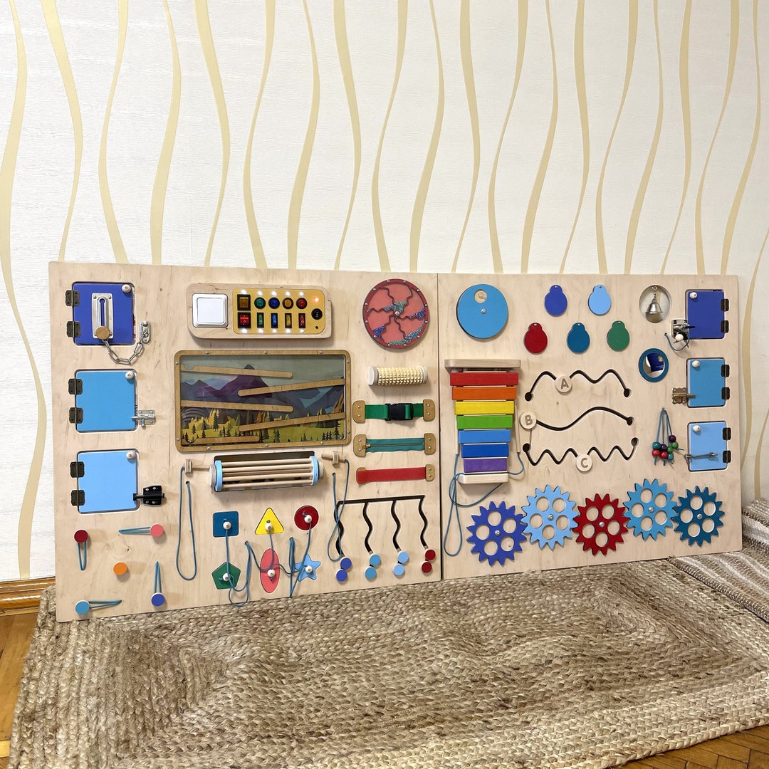 Custom Busy Board for Wall, Sensory Walls for Schools, Interactive ...