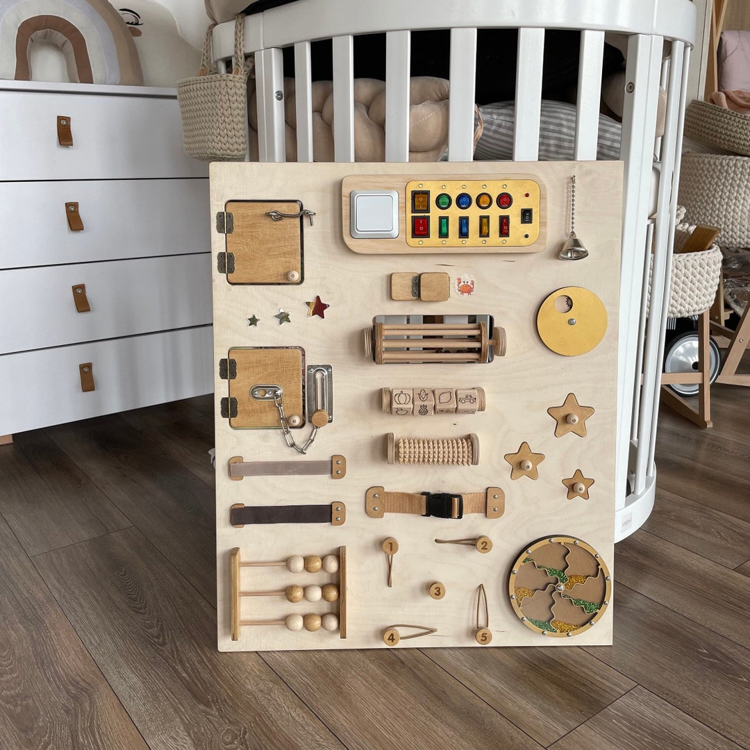 Personalized Busyboard 1 Year Old Baby Gift for Kids - Etsy