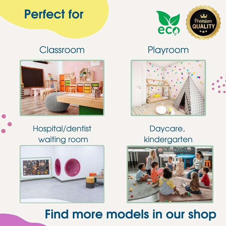 Sensory Wall Panel Train Busy Board for Kids Special Needs Developing ...