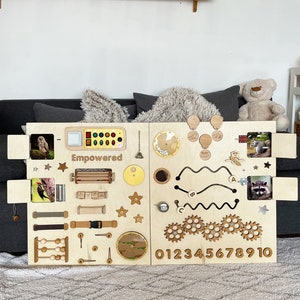 Sensory Wall Panels LED Light 120*70 Cm-montessori Playroom Board for ...