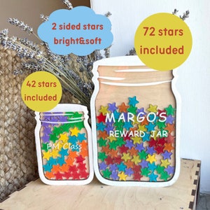 Reward Jar With Tokens Classroom Teacher Star Jar Chore Chart Good ...