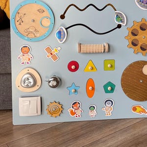 Wooden Fidget Panel Autism Sensory Activities for Adults With Autism ...